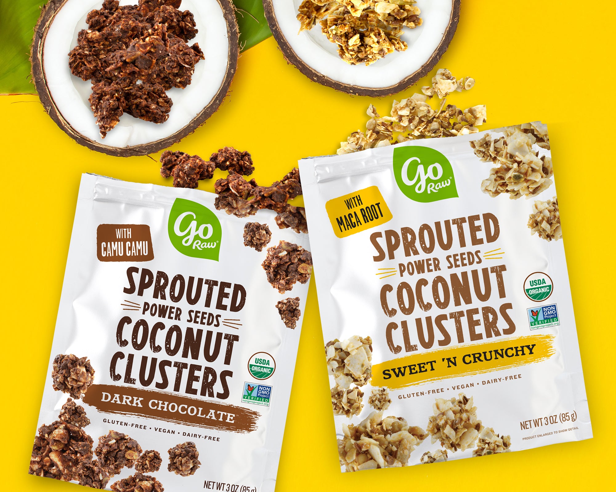 New Product Alert: Sprouted Seed Coconut Clusters! – Go Raw