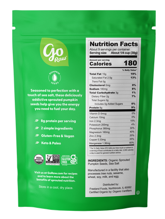 Go Raw Organic Sprouted Pumpkin Seeds