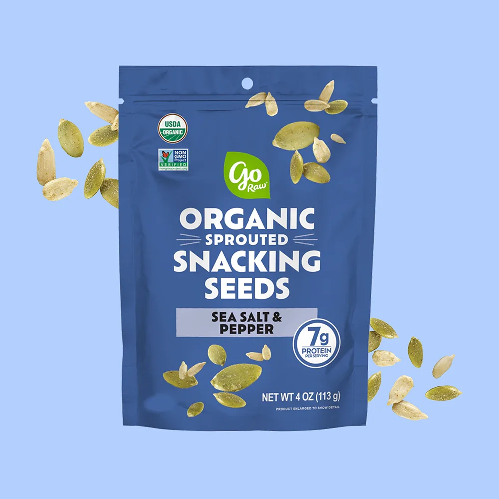 Go Raw Organic Sprouted Sea Salt & Pepper Snacking Seeds