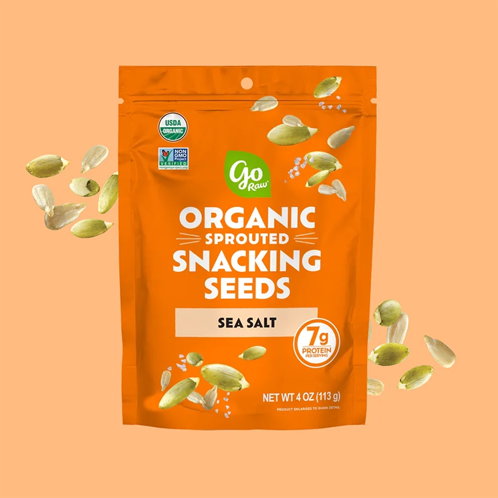 Go Raw Organic Sprouted Sea Salt Pumpkin & Sunflower Snacking Seeds