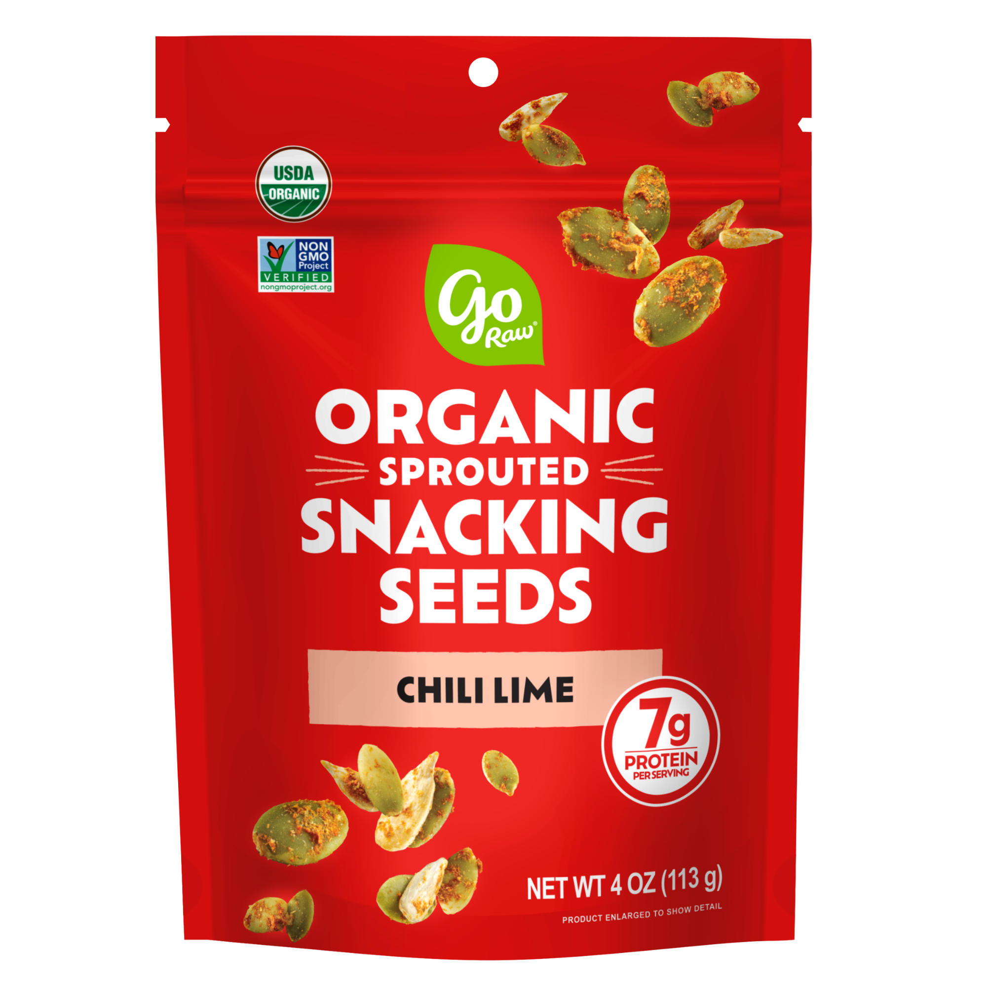 Go Raw Organic Sprouted Chili Lime Snacking Seeds